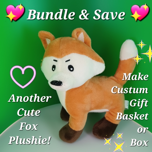 Hobby Lobby | Toys | Hobby Lobby Brown And White Stuffed Fox | Poshmark